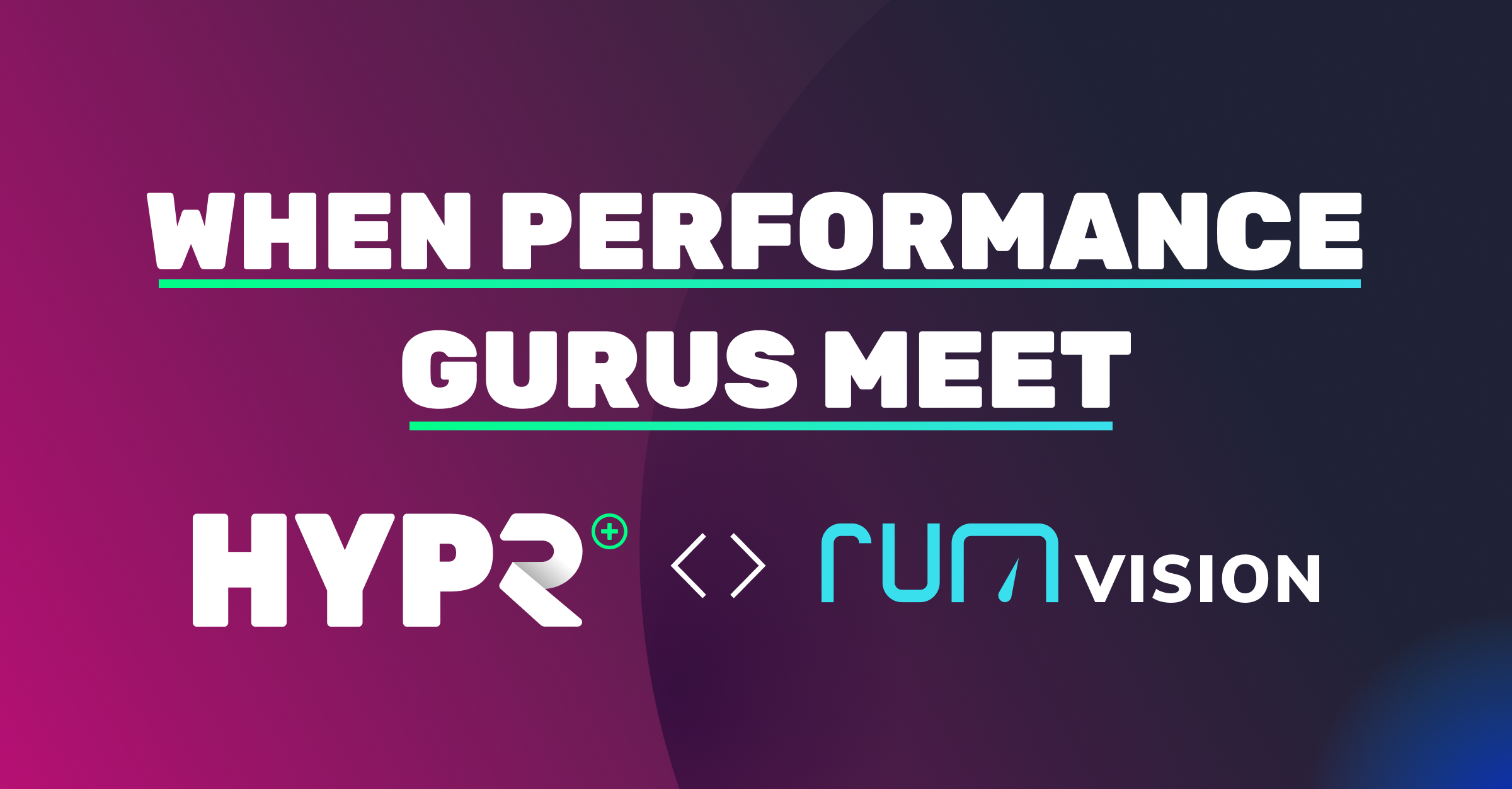When performance gurus meet! HYPER RUMvision - HYPER